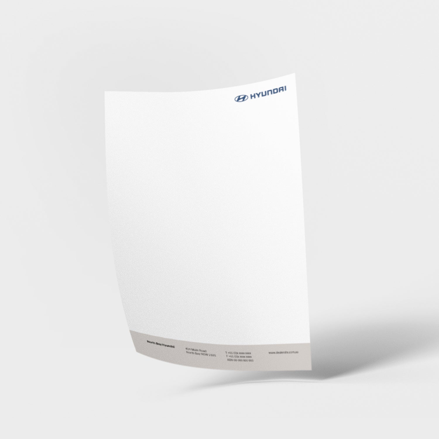 A4 Letterhead – Major Media Merchandise Portal